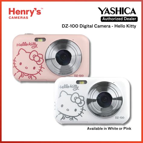 Yashica X Hello Kitty Digital Camera Dz 100 White Pink Henrys