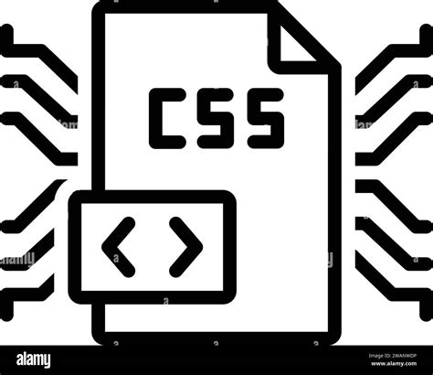 Icon For Csscoding Stock Vector Image And Art Alamy