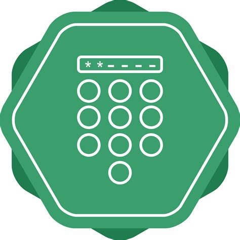 Passcode Lock Line Icon 16211035 Vector Art At Vecteezy