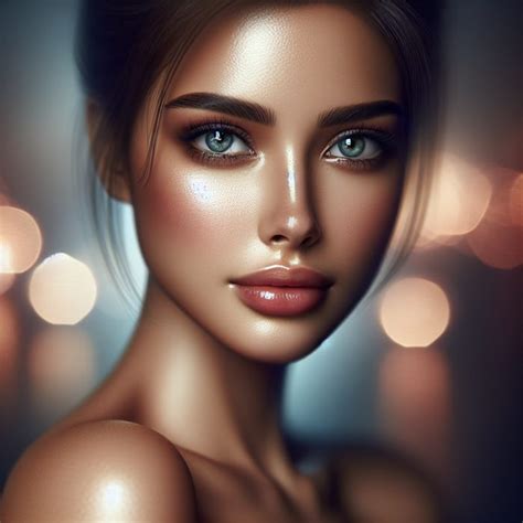 Ethereal Woman Portrait Radiant Skin And Stunning Lighting Ai Art