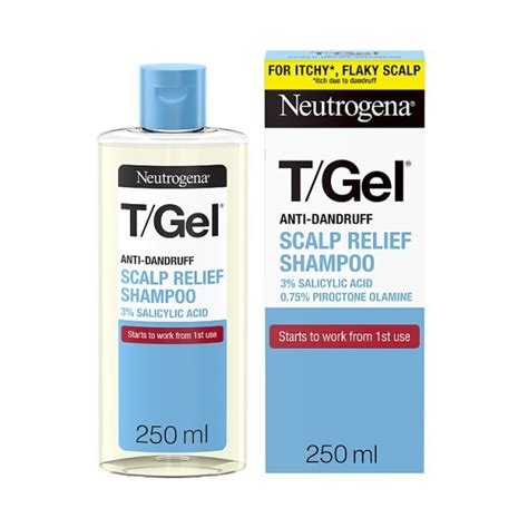 Neutrogena Tgel Anti Dandruff Scalp Relief Shampoo 250ml Hair