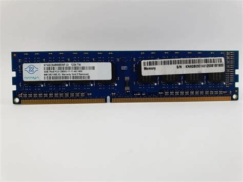 Оперативная память Nanya Ddr3 4gb 1600mhz Pc3 12800u Nt4gc64b88b0nf Di 11444 Б У фото