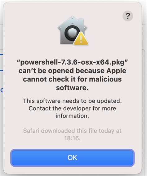 Unable To Launch Pkg Installer For 736 On Osx · Issue 19974 · Powershellpowershell · Github