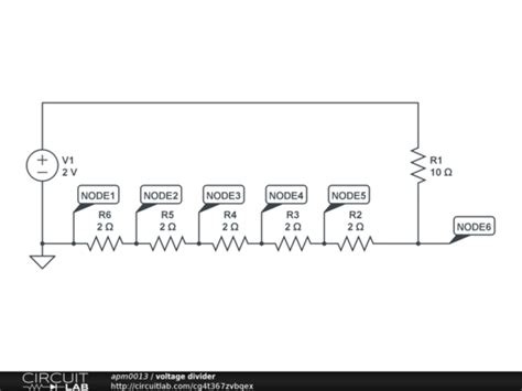 Voltage Divider CircuitLab