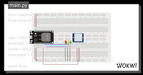 Semaforo Con Sensor De Movimiento Wokwi Esp32 Stm32 Arduino Simulator