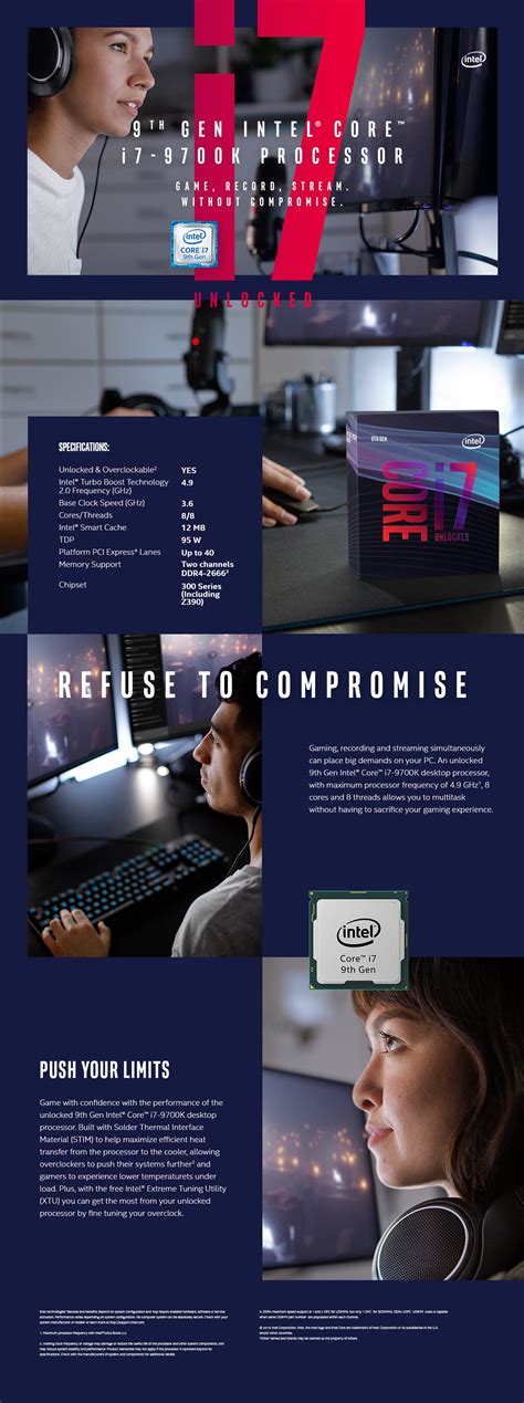 Buy Intel Core I7 9700K Processor BX80684I79700K PC Case Gear Australia