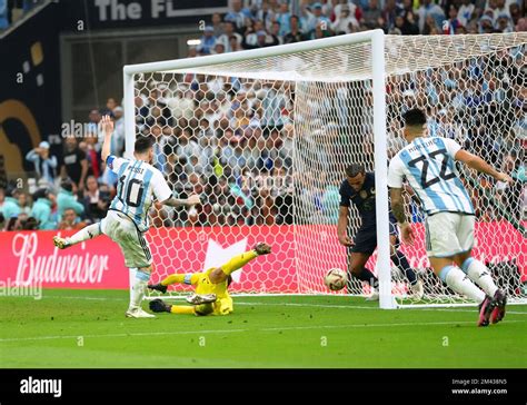 Messi Scoring A Goal 2022