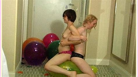 Maya Paradox And Nikki Blue Bounce To Pop Part 2 Low Res Balloon Bunnys