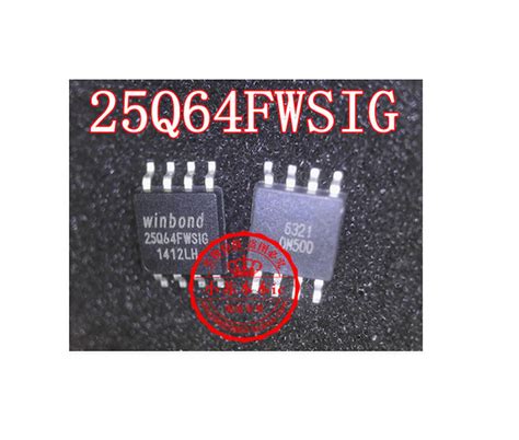 25Q64FW W25Q64FWSIG 25Q64FWSIG SOP-8 1.8V 8M Winbond Bios