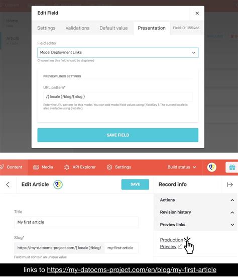 Preview Urls Feature Requests Datocms Community