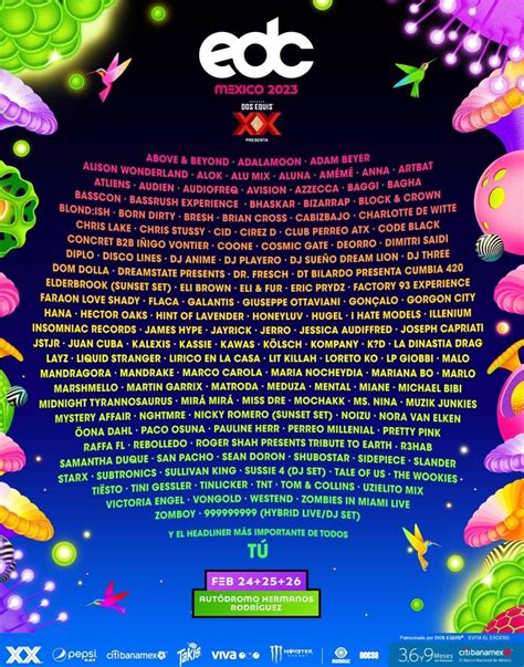 Edc México 2023 Lineup Relectricdaisycarnival