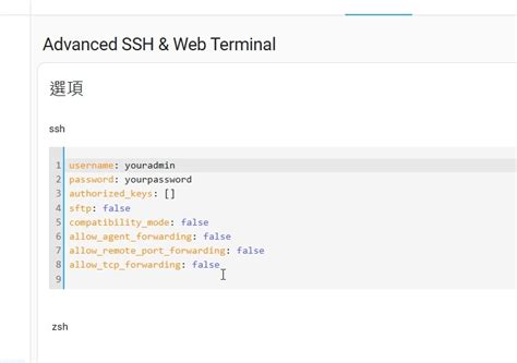 安裝 advanced ssh and web terminal 擴展程式 台灣智能感測科技