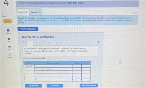 Solved Problem 5 2a Algo Record Transactions Related To