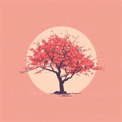 Premium Photo A Close Up Of A Tree With Red Leaves On It Generative Ai