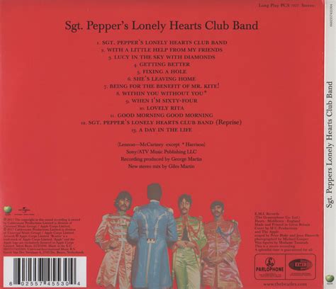 Release “sgt Peppers Lonely Heart Club Band” By The Beatles Cover