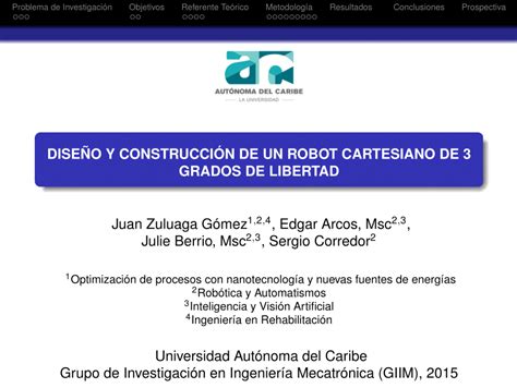 Pdf Design And Construction Of A Cartesian Robot With Three Degrees