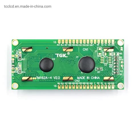 Double Row 16 Pin 16x2 Character Lcd Module 8 Bit Parallel Stn Monochrome Lcd Display