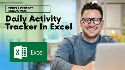 Daily Activity Tracker In Excel Youtube