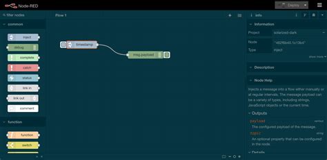 i just published the solarized dark theme for node red r nodered