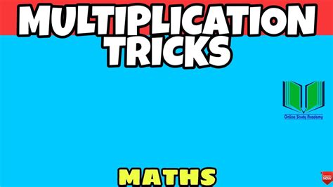 Multiplication Shortcut Method Maths Youtube