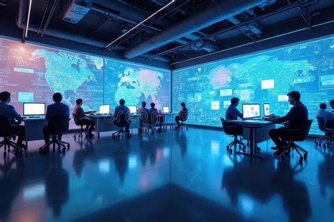 Digital Collaborative Spaces Stock Illustration Illustration Of Technology Environment 371560755