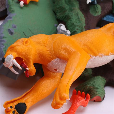 Aurora Prehistoric Scenes Tar Pit Plastic Toy Models Ebth