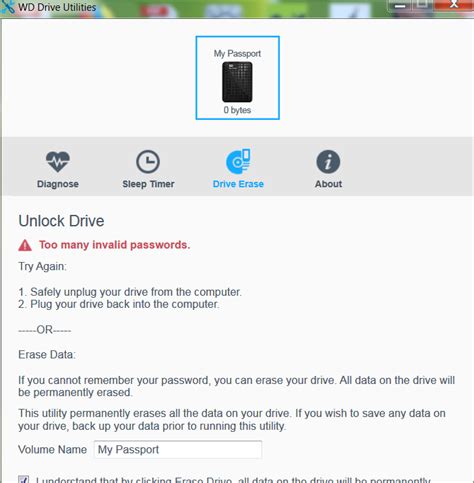 No Writable Partition Found My Passport Wd Community