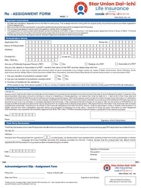 Fillable Online Reassignment Form Englishcdr Fax Email Print Pdffiller