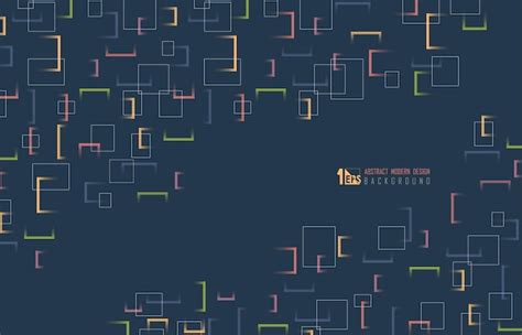 Premium Vector Abstract Square Geometric Pattern Template Decorative Artwork Design