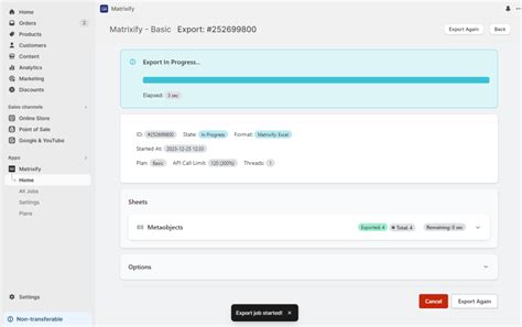 How To Export Shopify Metaobject Entries To Excel CSV File Matrixify App
