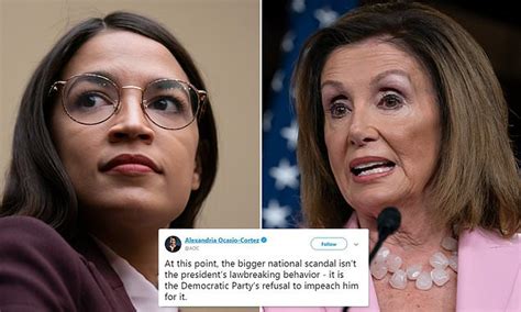 Aoc Says Democrats Refusal To Impeach Trump Is A National Scandal