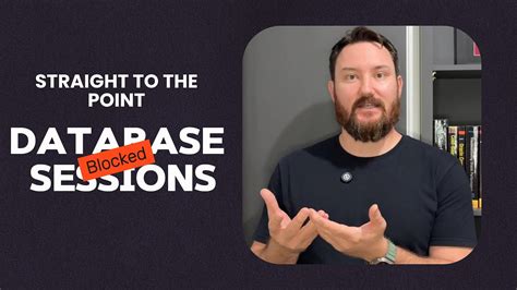 Oracle Blocking Sessions The Real Problem Isnt What You Think Youtube