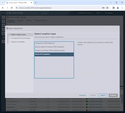Vmware Esxi 8 Add Datastore Nfs Server World
