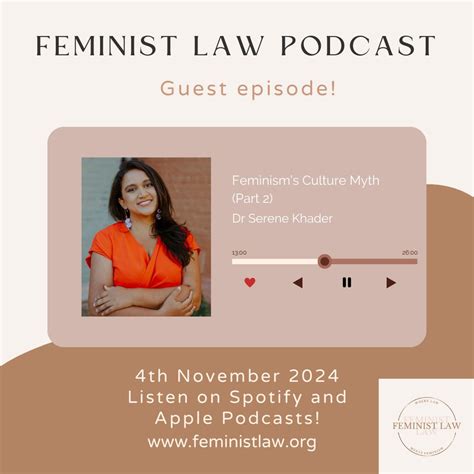 Feministlaw Feminism Law Culture Myth Podcast Feminist Law