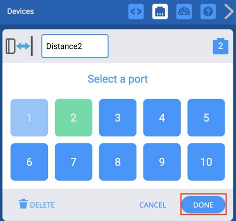 Configuring Sensors In VEXcode EXP VEX Library