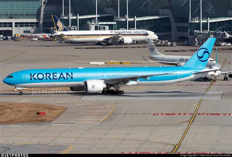 Hl7202 Boeing 777 3b5er Korean Air Delta Oscar Lima Lima Yankee