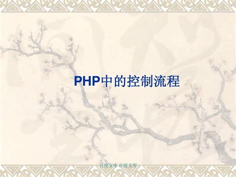 php程序控制流程 word文档在线阅读与下载 无忧文档