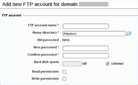 How To Create A FTP Account In Plesk