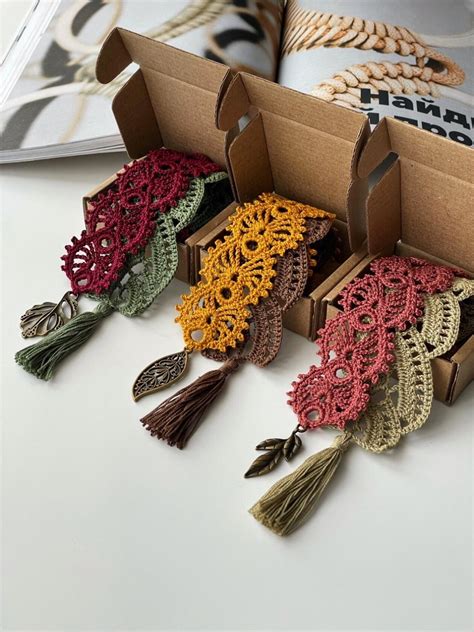 Винтажные закладки для книг вязаные крючком Crochet Bookmarks Crochet Bookmark Pattern