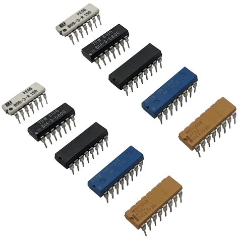 10 Piece Isolated Dip Resistor Assortment 5 Different Values 150Ω To