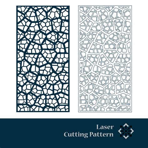 Laser And Cnc Cut Pattern Vector Template With Abstract Geometric