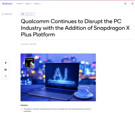Qualcomm S Snapdragon X Plus Notebook Soc Benchmark Results Revealed To Be Fraudulent Gigazine