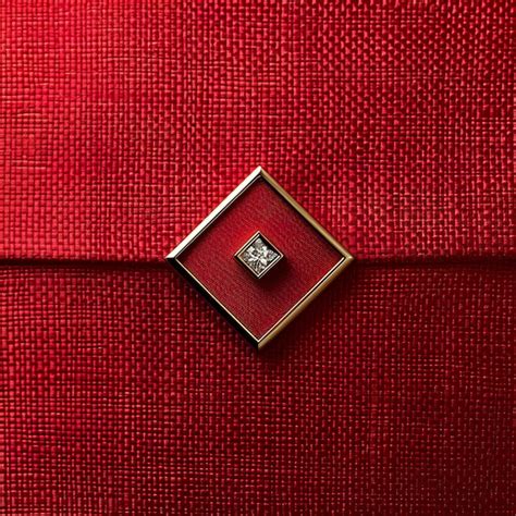 Premium Photo Red Background Square Shape With Rounded Corners Diamond Shaped Badge In The