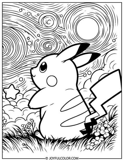 20 Pikachu Coloring Page Printable Pdf To Download And Enjoy