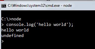 Javascript Node Js Displays Undefined On The Console Stack Overflow