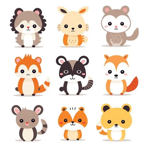 Premium Ai Image Cute Animated Stickers