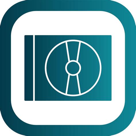 Cd Player Glyph Gradient Round Corner Icon 42736998 Vector Art At Vecteezy