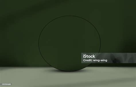 플랫폼 파티션 원 배경 바닥 벽 스튜디오 콘크리트 추상 자연 그림자 녹색 베이지 색 나뭇잎 배너 사업 진흥 제품 로프트 장면 모형 프리젠 테이 션 최소한의 화장품 프리미엄