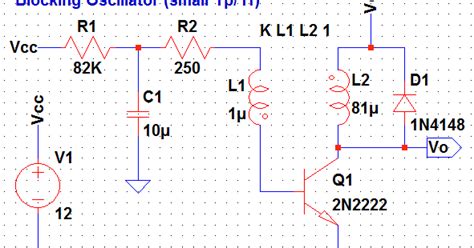 Electro Magnetic World Blocking Oscillator With High Low Pulse Pause