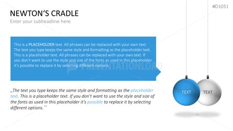 Newton S Cradle PowerPoint Templates PresentationLoad
